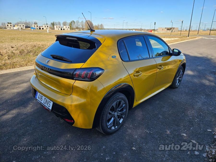 Yellow Peugeot 208 2022 in Tartu, with an engine capacity of 0.00 L and mileage of 46 thousand km for 20900 €, photo 6 on AUTOMOTO.COM.LV