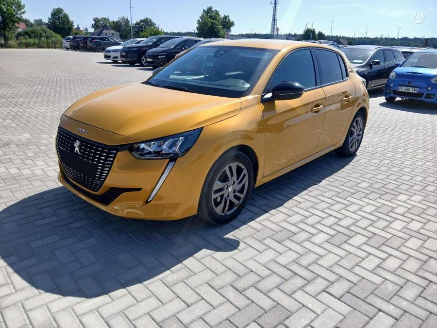 Dzeltens Peugeot 208 2022 Tauragė, ar dzinēja tilpumu 1.20 L un nobraukumu 88 tūkst. km par 8800 €, foto 1 vietnē AUTOMOTO.COM.LV