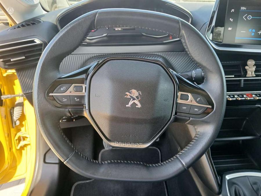 Dzeltens Peugeot 208 2022 Tauragė, ar dzinēja tilpumu 1.20 L un nobraukumu 88 tūkst. km par 8800 €, foto 11 vietnē AUTOMOTO.COM.LV