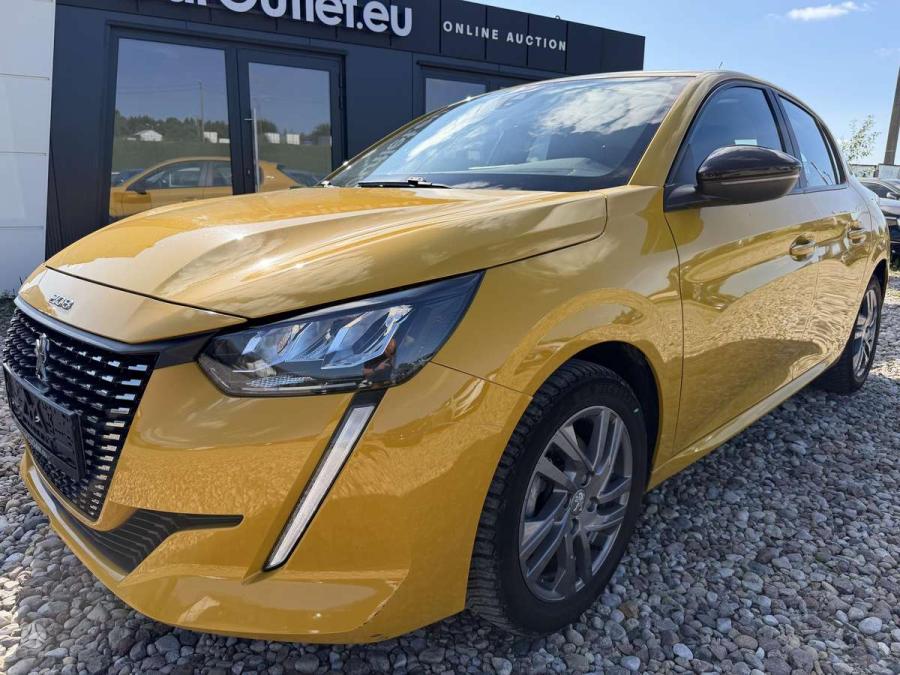Желтый Пежо 208 2022 в Вильнюс, объемом двигателя 1.20 л и пробегом 143 тыс. км за 8349 €, фото 3 на AUTOMOTO.COM.LV