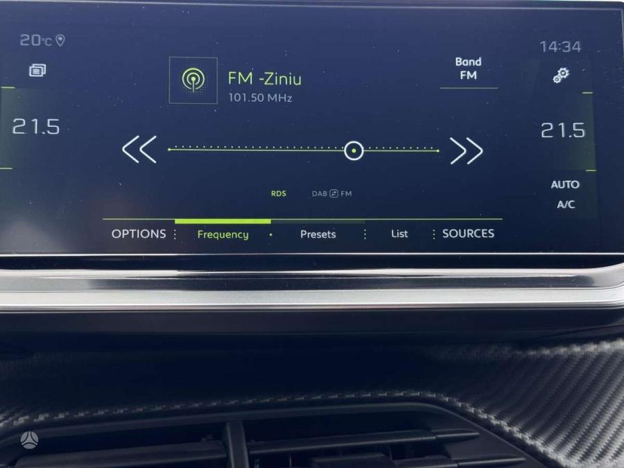Желтый Пежо 208 2022 в Вильнюс, объемом двигателя 1.20 л и пробегом 64 тыс. км за 14000 €, фото 19 на AUTOMOTO.COM.LV