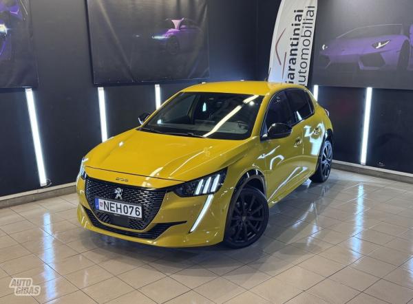 Yellow Peugeot 208 2022 in Avizieniai, with an engine capacity of 1.20 L and mileage of 64 thousand km for 14000 €, photo 1 on AUTOMOTO.COM.LV