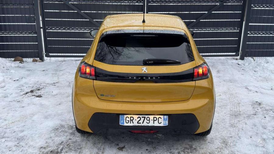 Yellow Peugeot 208 2023 in Jonava, with an engine capacity of 0.00 L and mileage of 16 thousand km for 8700 €, photo 14 on AUTOMOTO.COM.LV
