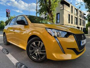 Yellow Peugeot 208 2023 in Vilnius, with an engine capacity of 1.20 L and mileage of 46 thousand km for 13300 €, photo  on AUTOMOTO.COM.LV