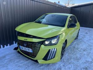 Yellow Peugeot 208 2024 in Kaunas, with an engine capacity of 0.00 L and mileage of 20 thousand km for 8900 €, photo  on AUTOMOTO.COM.LV