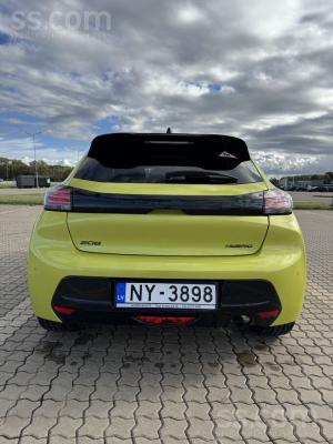 Yellow Peugeot 208 2024 in Riga, with an engine capacity of 1.20 L and mileage of 17 thousand km for 18300 €, photo 8 on AUTOMOTO.COM.LV