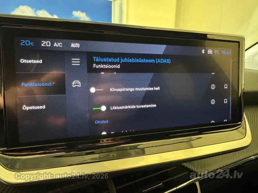 Dzeltens Peugeot 208 2024 Tallina, ar dzinēja tilpumu 1.20 L un nobraukumu 7 tūkst. km par 23490 €, foto 16 vietnē AUTOMOTO.COM.LV