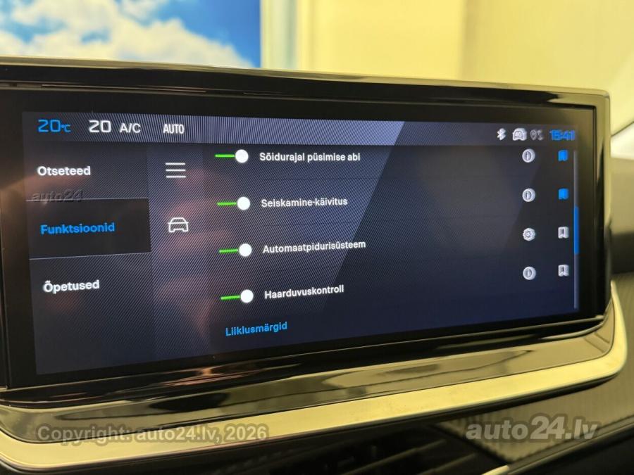 Dzeltens Peugeot 208 2024 Tallina, ar dzinēja tilpumu 1.20 L un nobraukumu 7 tūkst. km par 23490 €, foto 17 vietnē AUTOMOTO.COM.LV