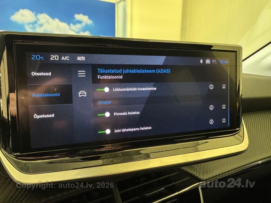 Dzeltens Peugeot 208 2024 Tallina, ar dzinēja tilpumu 1.20 L un nobraukumu 7 tūkst. km par 23490 €, foto 21 vietnē AUTOMOTO.COM.LV