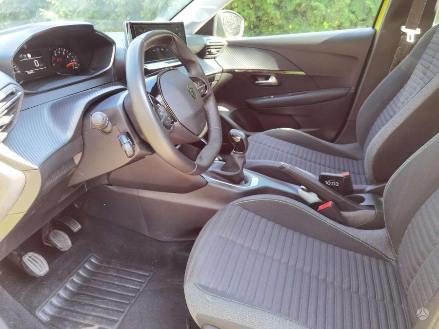 Dzeltens Peugeot 208 2024 Kauņa, ar dzinēja tilpumu 1.20 L un nobraukumu 37 tūkst. km par 6700 €, foto 21 vietnē AUTOMOTO.COM.LV