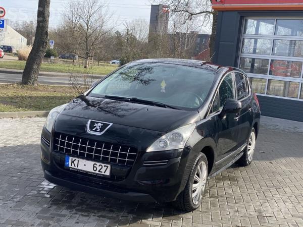 Черный Пежо 3008 2009 в Рига, объемом двигателя 1.60 л и пробегом 316 тыс. км за 2500 €, фото 1 на AUTOMOTO.COM.LV