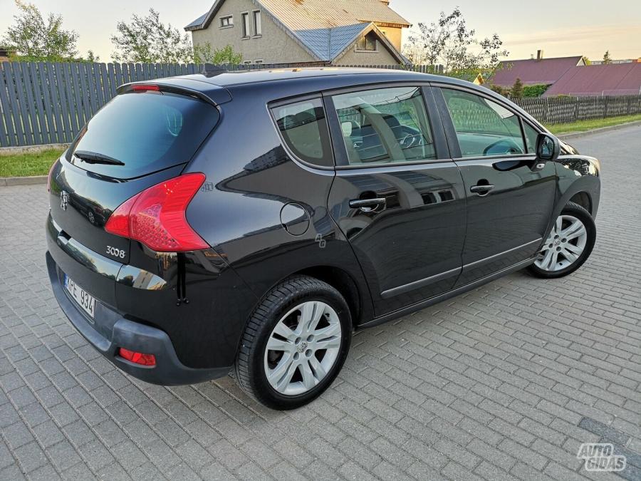 Melns Peugeot 3008 2010 Jurbarkas, ar dzinēja tilpumu 1.60 L un nobraukumu 2700 tūkst. km par 2950 €, foto 8 vietnē AUTOMOTO.COM.LV