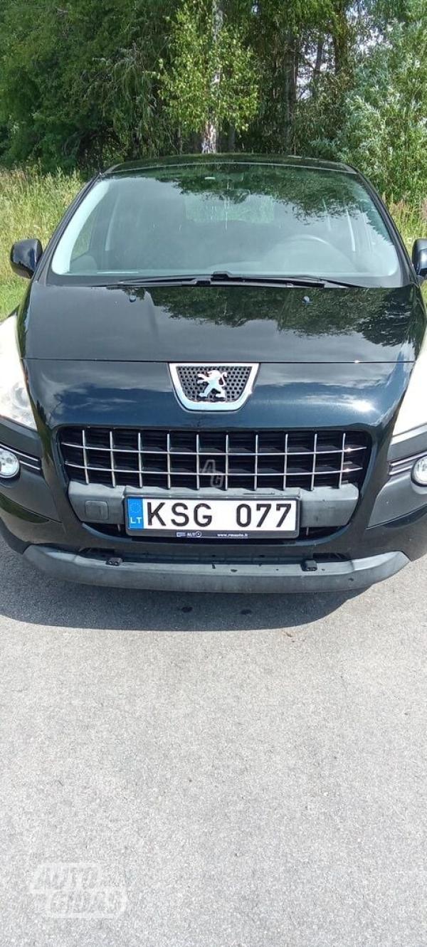 Melns Peugeot 3008 2010 Šauļi, ar dzinēja tilpumu 1.60 L un nobraukumu 275 tūkst. km par 3600 €, foto 1 vietnē AUTOMOTO.COM.LV