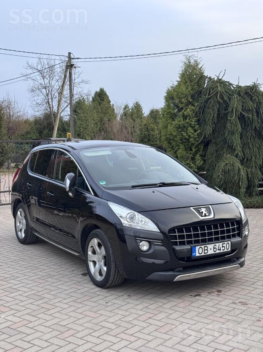 Black Peugeot 3008 2011 in Ogre, with an engine capacity of 2.00 L and mileage of 285 thousand km for 5250 €, photo 3 on AUTOMOTO.COM.LV