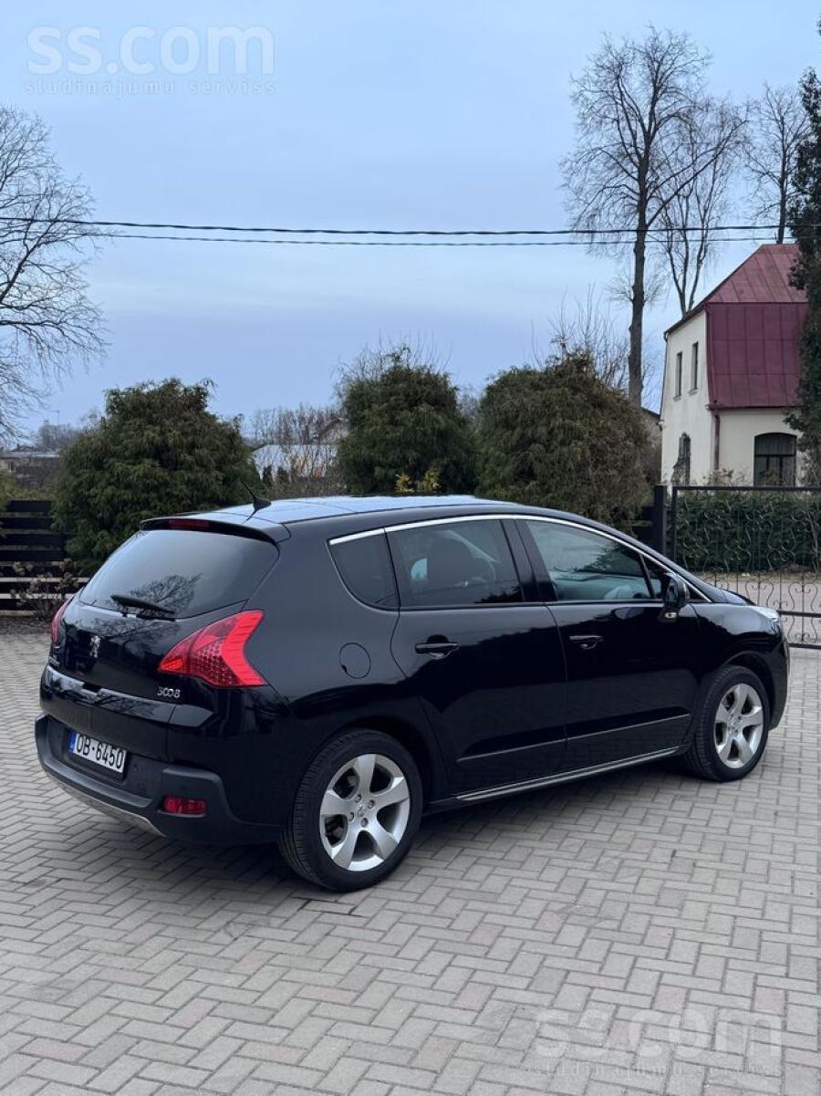 Black Peugeot 3008 2011 in Ogre, with an engine capacity of 2.00 L and mileage of 285 thousand km for 5250 €, photo 12 on AUTOMOTO.COM.LV