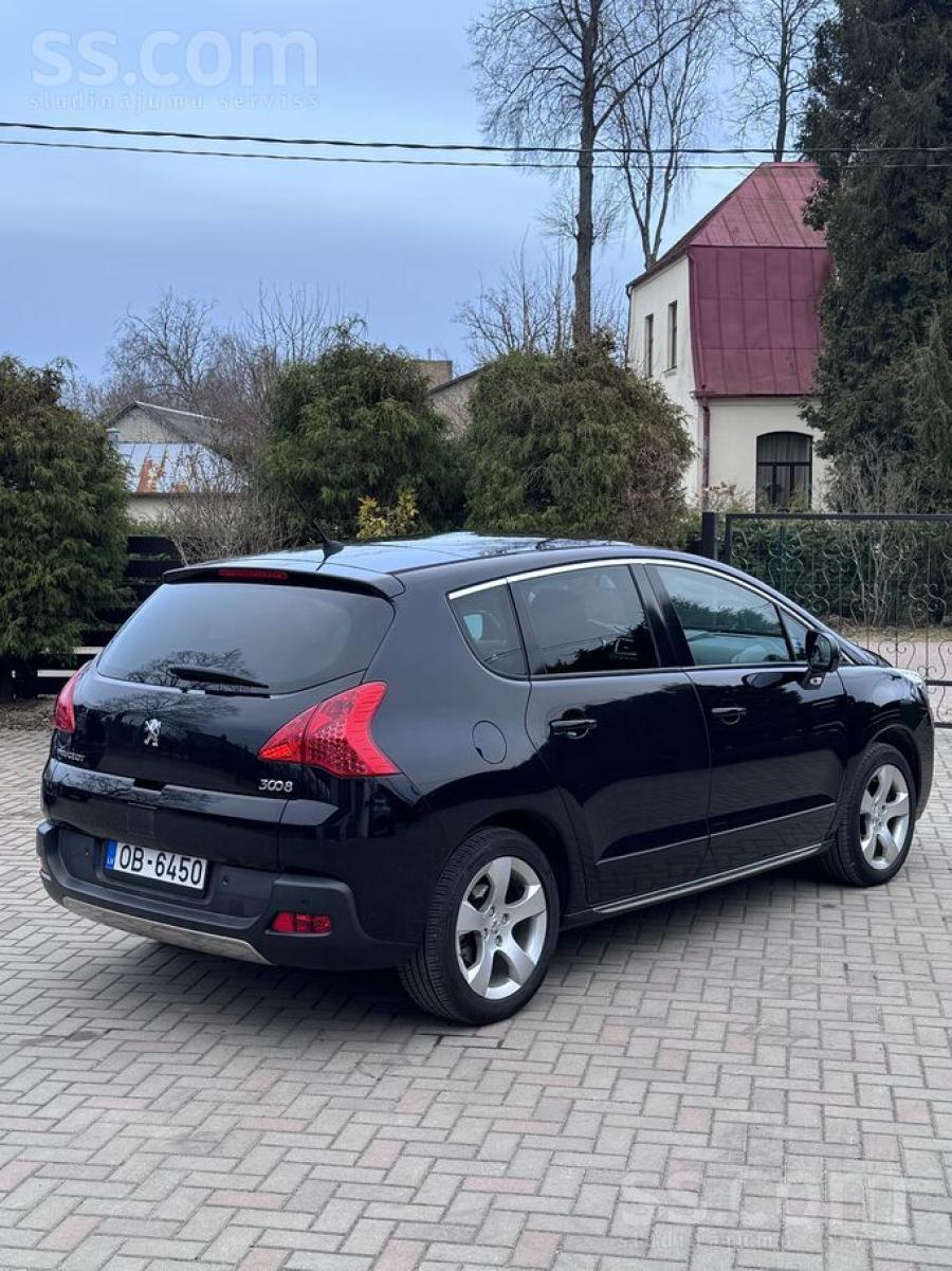 Black Peugeot 3008 2011 in Ogre, with an engine capacity of 2.00 L and mileage of 285 thousand km for 5250 €, photo 13 on AUTOMOTO.COM.LV