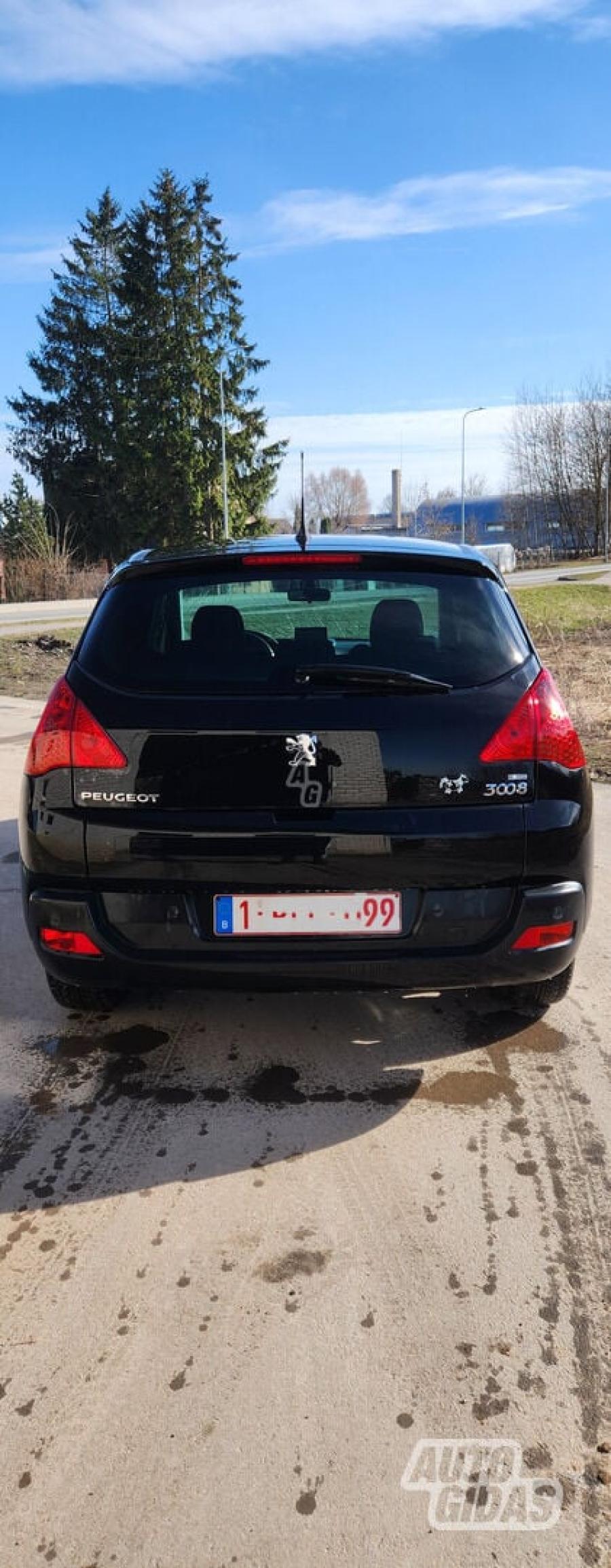 Black Peugeot 3008 2012 in Vilnius, with an engine capacity of 1.60 L and mileage of 220 thousand km for 3699 €, photo 6 on AUTOMOTO.COM.LV