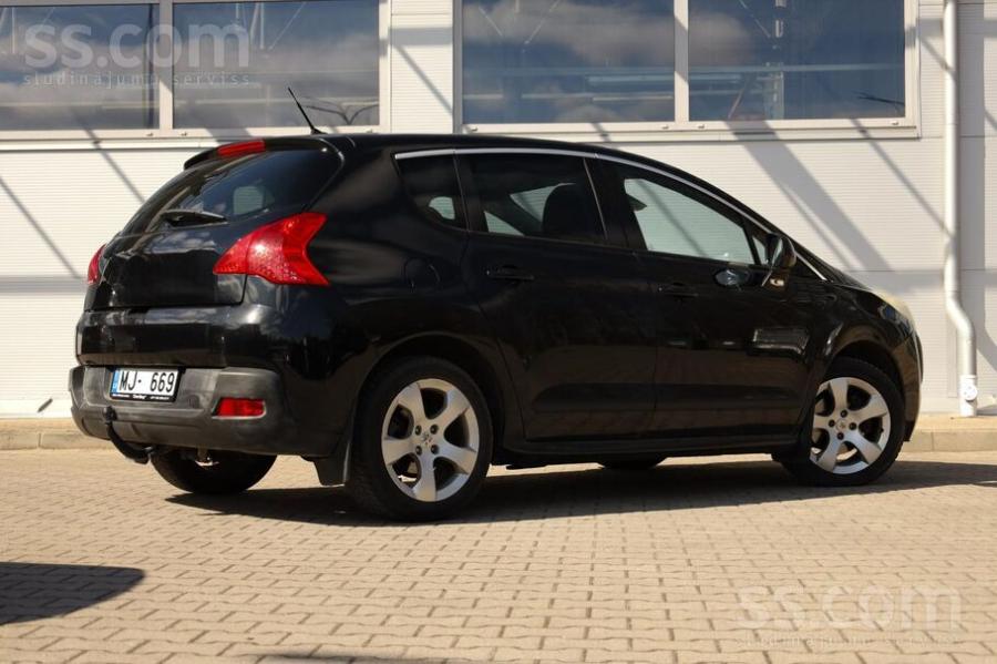 Black Peugeot 3008 2012 in Riga, with an engine capacity of 2.00 L and mileage of 0 thousand km for 3495 €, photo 7 on AUTOMOTO.COM.LV