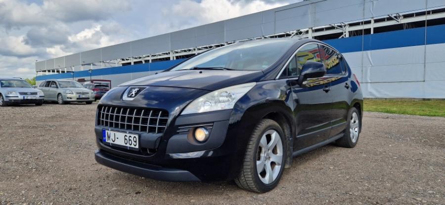 Black Peugeot 3008 2012 in Riga, with an engine capacity of 2.00 L and mileage of 278 thousand km for 5450 €, photo 1 on AUTOMOTO.COM.LV