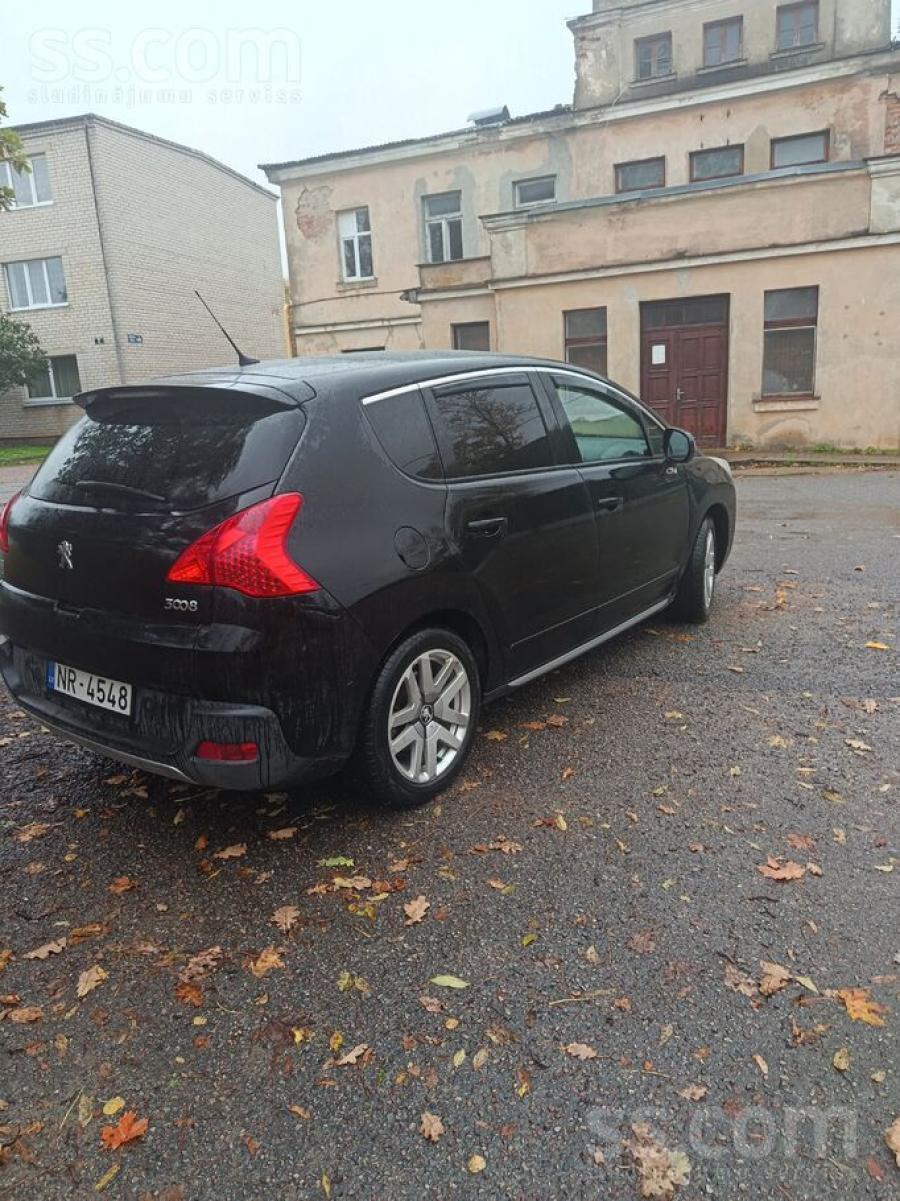 Melns Peugeot 3008 2012 Saldus, ar dzinēja tilpumu 2.00 L un nobraukumu 262 tūkst. km par 5500 €, foto 6 vietnē AUTOMOTO.COM.LV