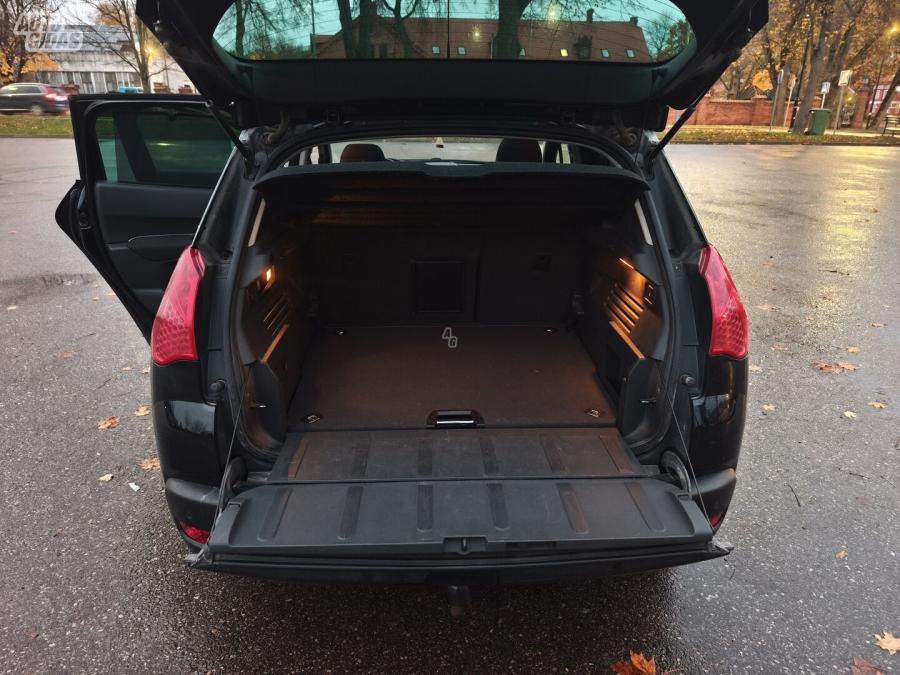 Black Peugeot 3008 2012 in Kaunas, with an engine capacity of 1.60 L and mileage of 257 thousand km for 3500 €, photo 15 on AUTOMOTO.COM.LV