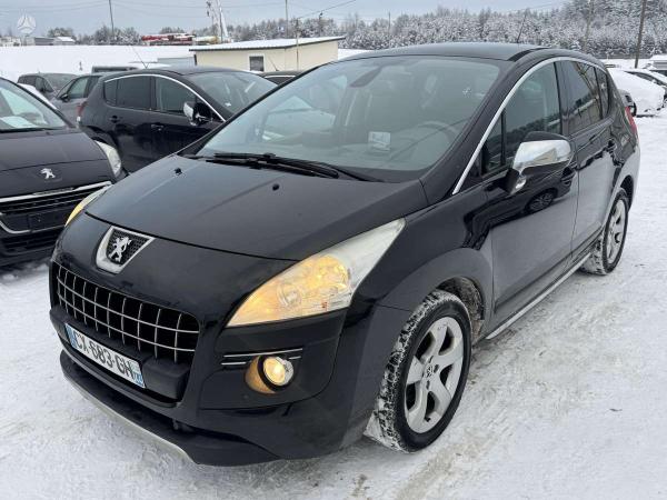 Melns Peugeot 3008 2013 Viļņa, ar dzinēja tilpumu 1.56 L un nobraukumu 280 tūkst. km par 4700 €, foto 1 vietnē AUTOMOTO.COM.LV
