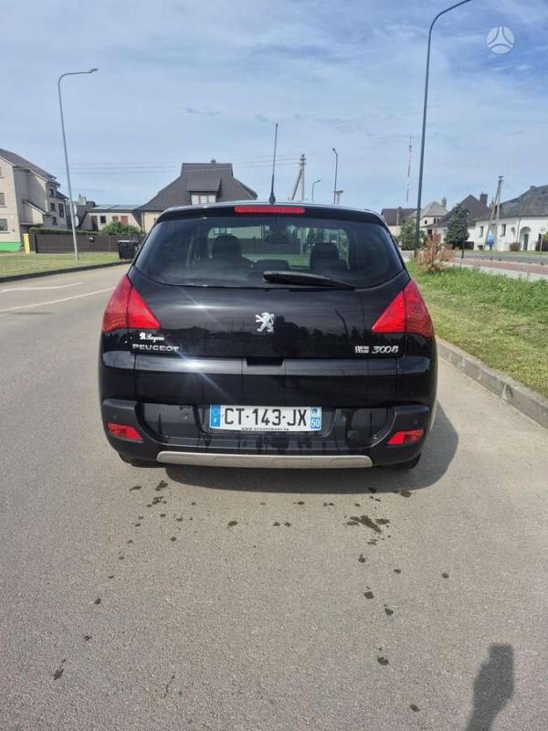 Melns Peugeot 3008 2013 Tauragė, ar dzinēja tilpumu 2.00 L un nobraukumu 273 tūkst. km par 3900 €, foto 5 vietnē AUTOMOTO.COM.LV