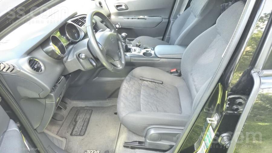 Melns Peugeot 3008 2013 Rīga, ar dzinēja tilpumu 1.60 L un nobraukumu 320 tūkst. km par 3300 €, foto 8 vietnē AUTOMOTO.COM.LV