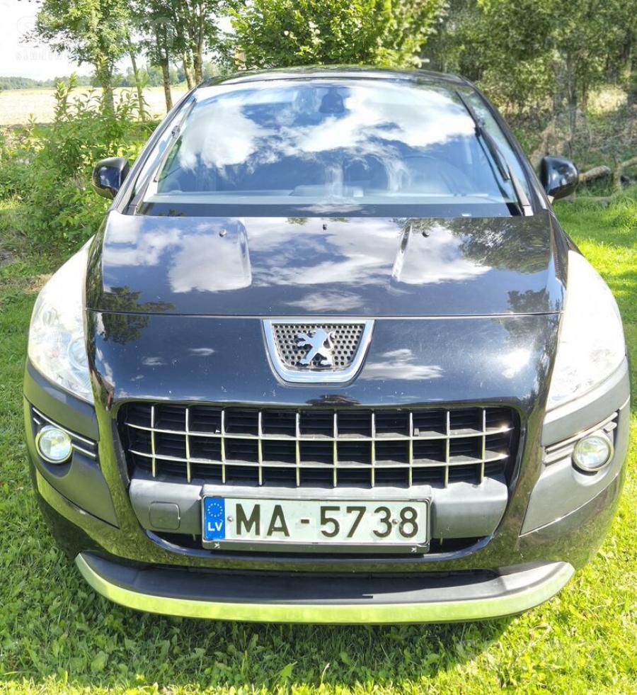 Black Peugeot 3008 2013 in Riga, with an engine capacity of 1.60 L and mileage of 320 thousand km for 3300 €, photo 3 on AUTOMOTO.COM.LV