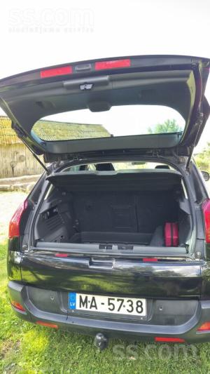 Black Peugeot 3008 2013 in Riga, with an engine capacity of 1.60 L and mileage of 320 thousand km for 3300 €, photo 7 on AUTOMOTO.COM.LV