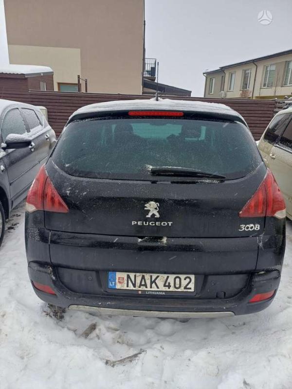 Black Peugeot 3008 2014 in Kaunas, with an engine capacity of 1.56 L and mileage of 221 thousand km for 2990 €, photo 1 on AUTOMOTO.COM.LV
