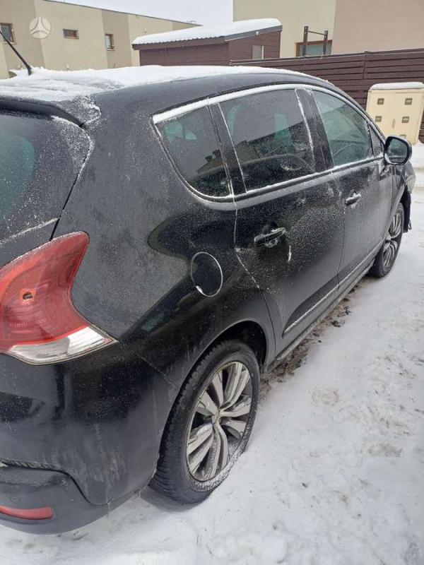 Black Peugeot 3008 2014 in Kaunas, with an engine capacity of 1.56 L and mileage of 221 thousand km for 2990 €, photo 2 on AUTOMOTO.COM.LV