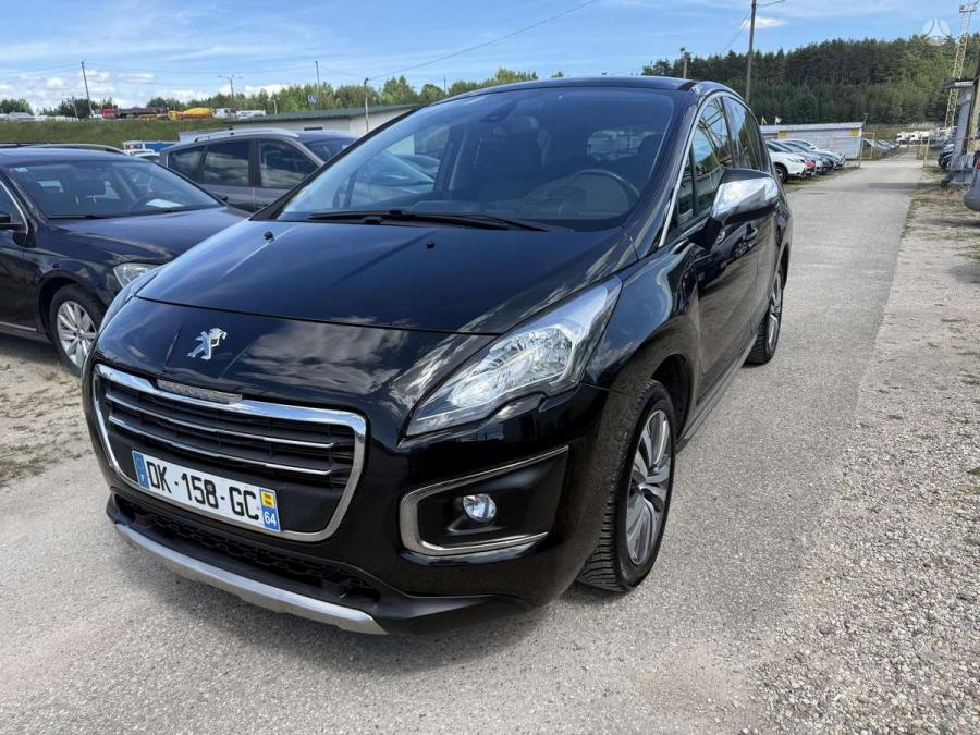 Black Peugeot 3008 2014 in Vilnius, with an engine capacity of 1.56 L and mileage of 240 thousand km for 5500 €, photo 3 on AUTOMOTO.COM.LV