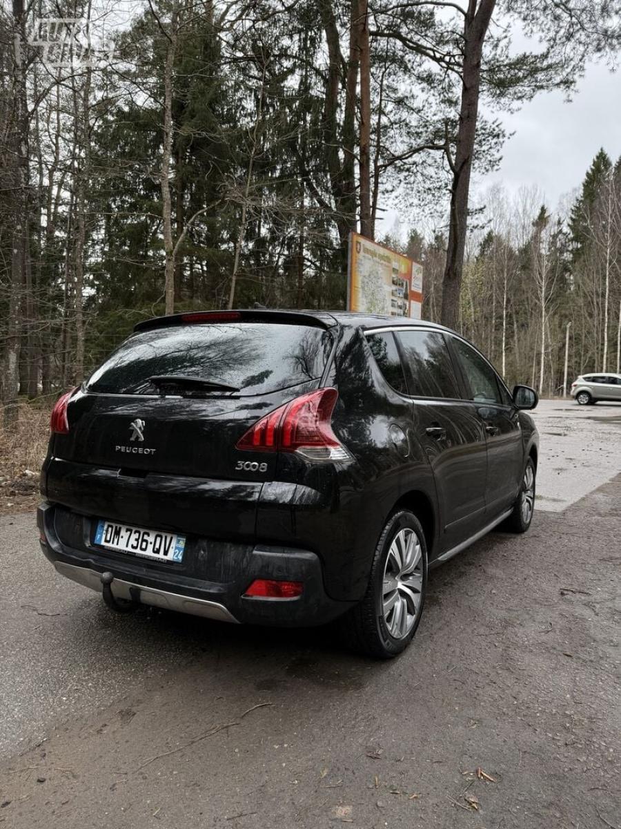 Melns Peugeot 3008 2015 Tauragė, ar dzinēja tilpumu 2.00 L un nobraukumu 241 tūkst. km par 5550 €, foto 5 vietnē AUTOMOTO.COM.LV