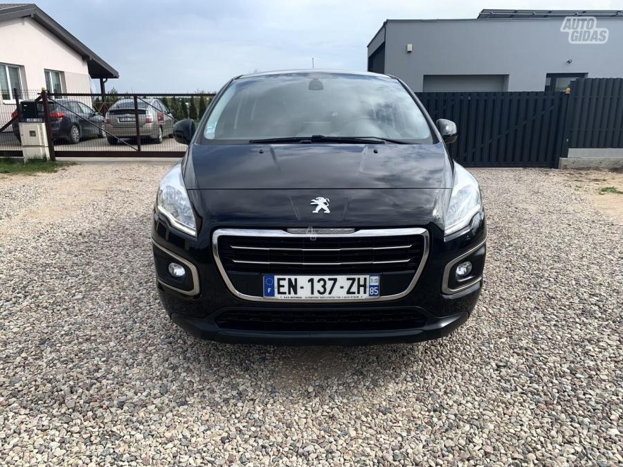 Black Peugeot 3008 2015 in Vilnius, with an engine capacity of 1.60 L and mileage of 243 thousand km for 4950 €, photo 5 on AUTOMOTO.COM.LV