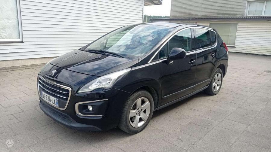 Black Peugeot 3008 2015 in Vilnius, with an engine capacity of 2.00 L and mileage of 298 thousand km for 5000 €, photo 1 on AUTOMOTO.COM.LV