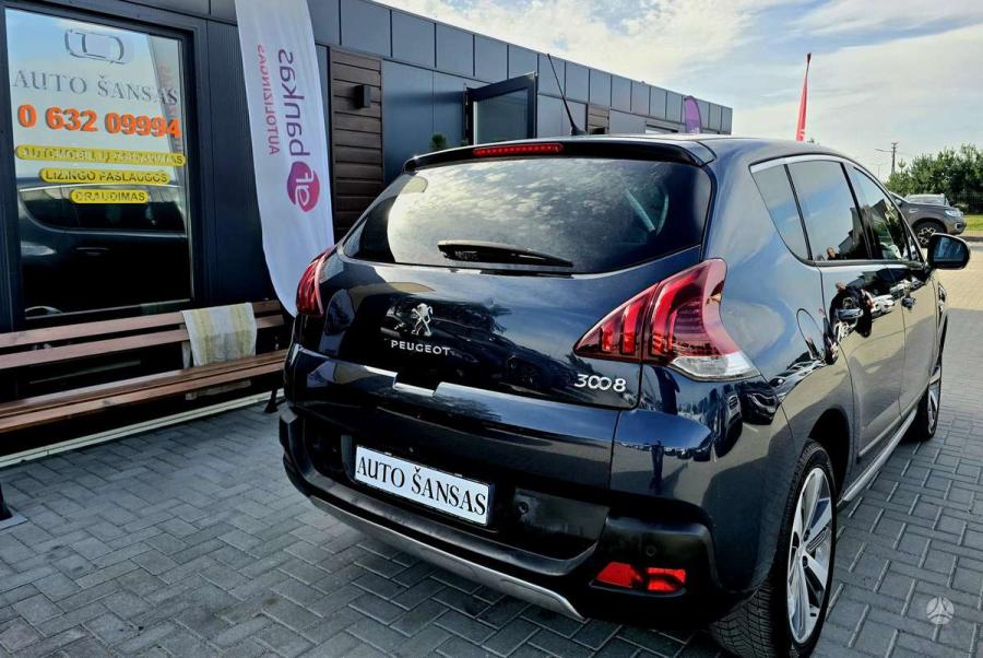 Melns Peugeot 3008 2015 Tauragė, ar dzinēja tilpumu 1.20 L un nobraukumu 138 tūkst. km par 5000 €, foto 13 vietnē AUTOMOTO.COM.LV