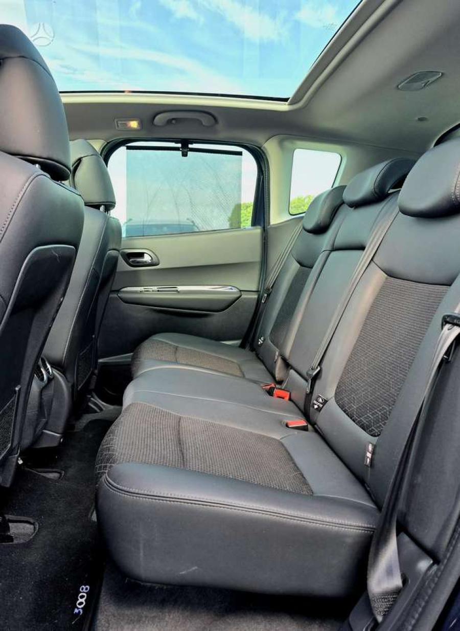 Melns Peugeot 3008 2015 Tauragė, ar dzinēja tilpumu 1.20 L un nobraukumu 138 tūkst. km par 5000 €, foto 27 vietnē AUTOMOTO.COM.LV