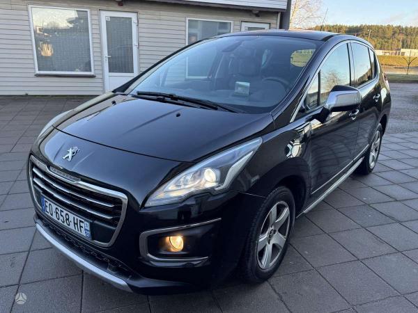 Black Peugeot 3008 2016 in Vilnius, with an engine capacity of 1.56 L and mileage of 201 thousand km for 6900 €, photo 1 on AUTOMOTO.COM.LV