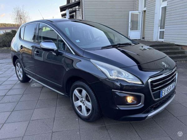 Black Peugeot 3008 2016 in Vilnius, with an engine capacity of 1.56 L and mileage of 201 thousand km for 6900 €, photo 4 on AUTOMOTO.COM.LV