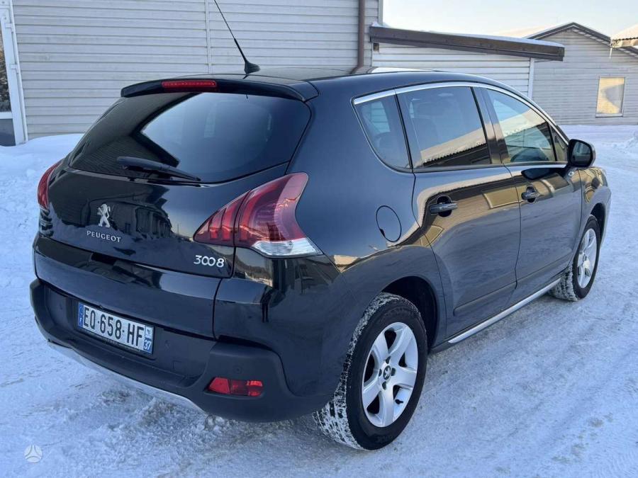 Black Peugeot 3008 2016 in Vilnius, with an engine capacity of 1.56 L and mileage of 201 thousand km for 6700 €, photo 6 on AUTOMOTO.COM.LV