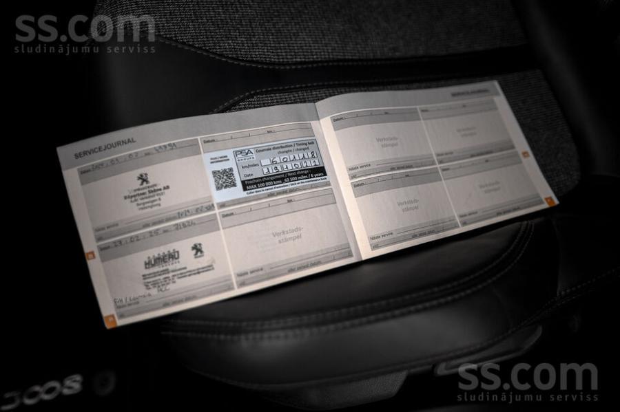 Black Peugeot 3008 2016 in Jelgava, with an engine capacity of 1.20 L and mileage of 83 thousand km for 9590 €, photo 22 on AUTOMOTO.COM.LV