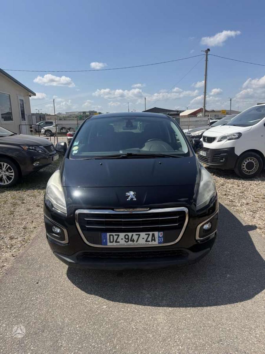 Black Peugeot 3008 2016 in Vilnius, with an engine capacity of 1.56 L and mileage of 250 thousand km for 5250 €, photo 3 on AUTOMOTO.COM.LV