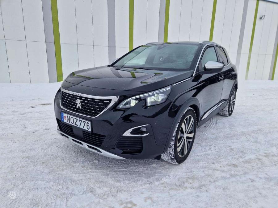 Black Peugeot 3008 2017 in Raseiniai, with an engine capacity of 2.00 L and mileage of 207 thousand km for 13999 €, photo 1 on AUTOMOTO.COM.LV