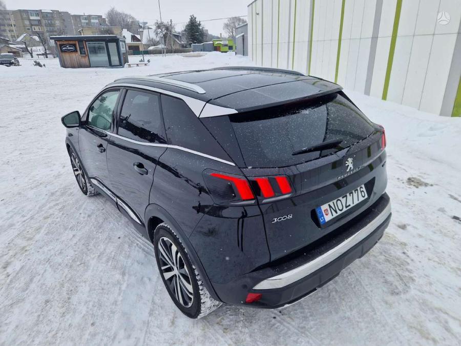 Black Peugeot 3008 2017 in Raseiniai, with an engine capacity of 2.00 L and mileage of 207 thousand km for 13999 €, photo 9 on AUTOMOTO.COM.LV