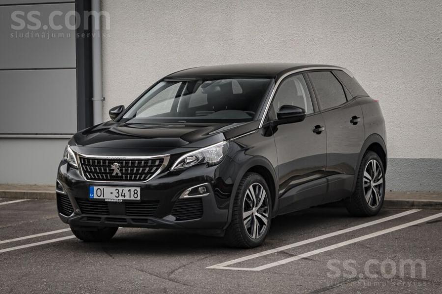 Melns Peugeot 3008 2017 Rīga, ar dzinēja tilpumu 1.20 L un nobraukumu 147 tūkst. km par 9995 €, foto 1 vietnē AUTOMOTO.COM.LV
