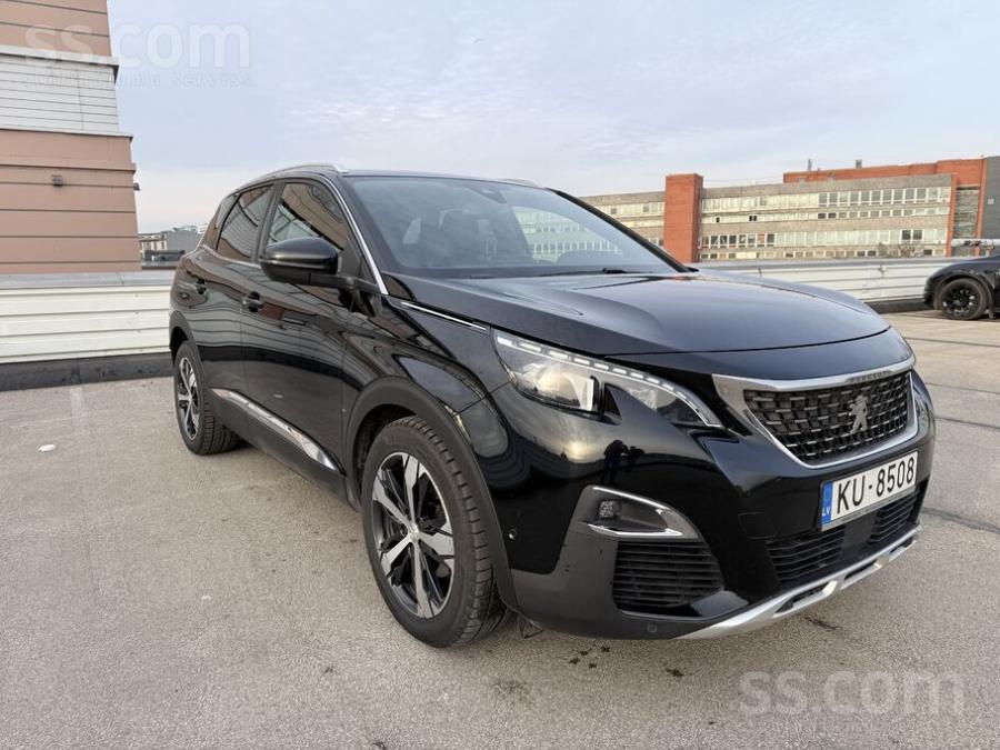 Melns Peugeot 3008 2017 Rīga, ar dzinēja tilpumu 1.60 L un nobraukumu 118 tūkst. km par 14250 €, foto 1 vietnē AUTOMOTO.COM.LV