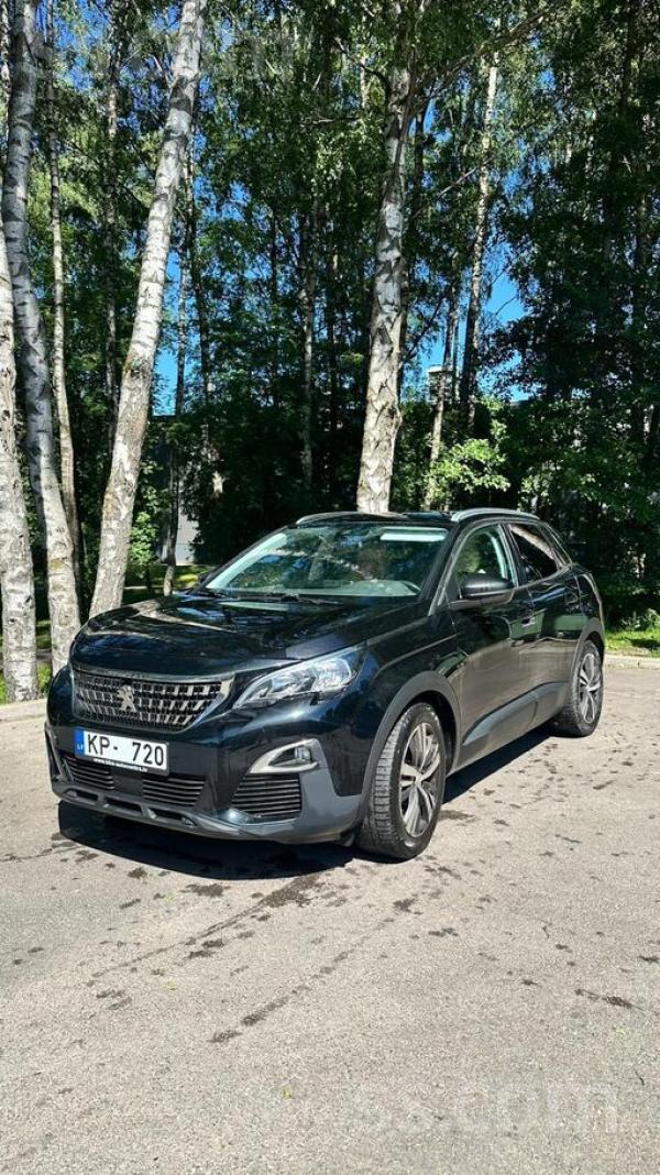 Black Peugeot 3008 2017 in Riga, with an engine capacity of 1.60 L and mileage of 314 thousand km for 8250 €, photo 2 on AUTOMOTO.COM.LV