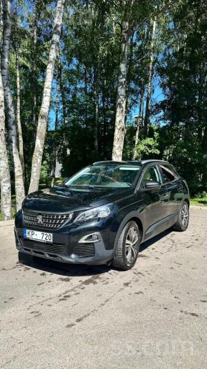 Black Peugeot 3008 2017 in Riga, with an engine capacity of 1.60 L and mileage of 314 thousand km for 8250 €, photo 3 on AUTOMOTO.COM.LV