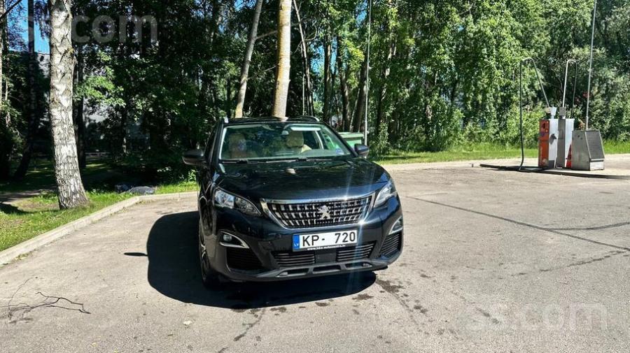 Black Peugeot 3008 2017 in Riga, with an engine capacity of 1.60 L and mileage of 314 thousand km for 8250 €, photo 4 on AUTOMOTO.COM.LV